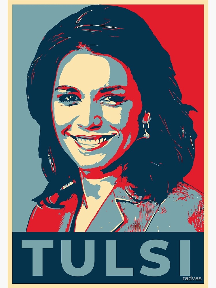 "Tulsi Gabbard" Art Print by radvas | Redbubble