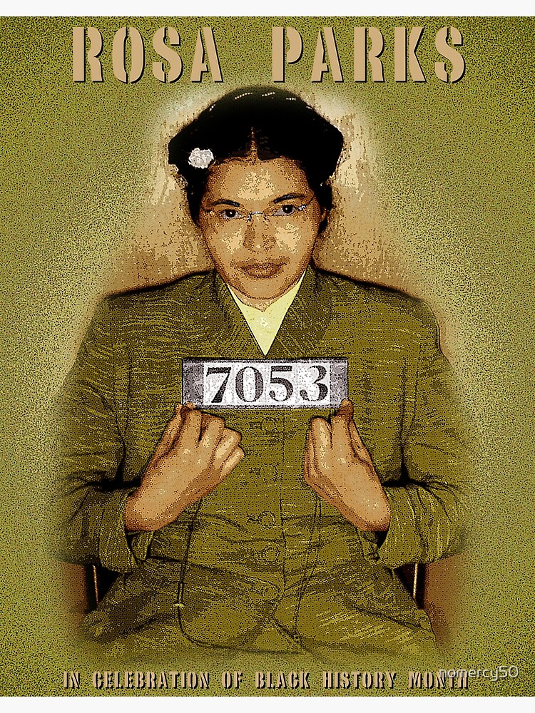 "Rosa Parks "Black History Month" Poster" Art Print for Sale by ...