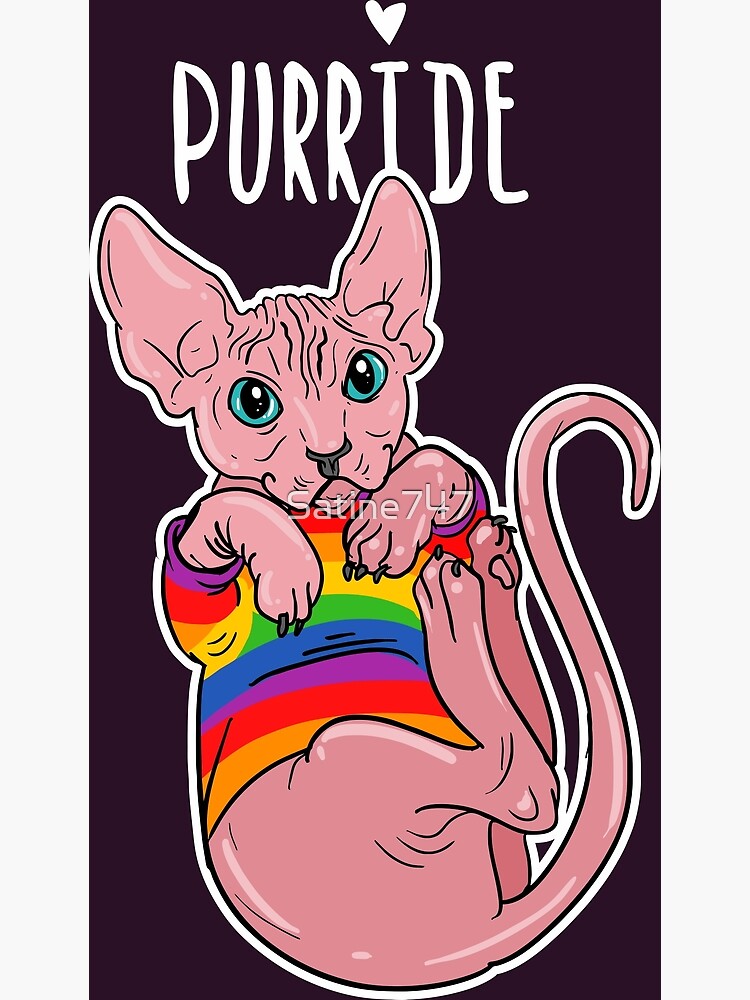"Purrr" Poster by Satine747 | Redbubble