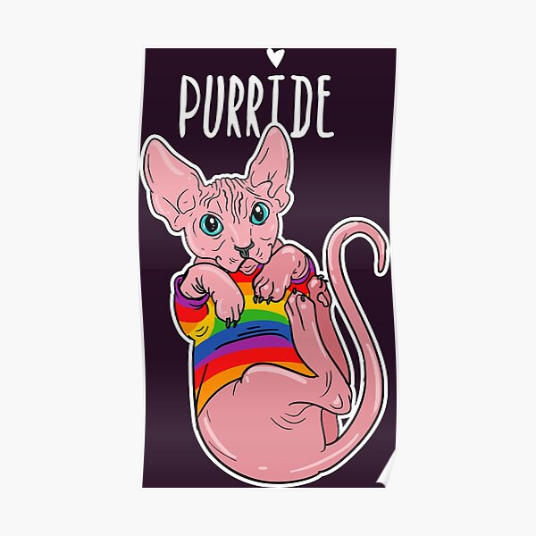 "Purrr" Poster by Satine747 | Redbubble