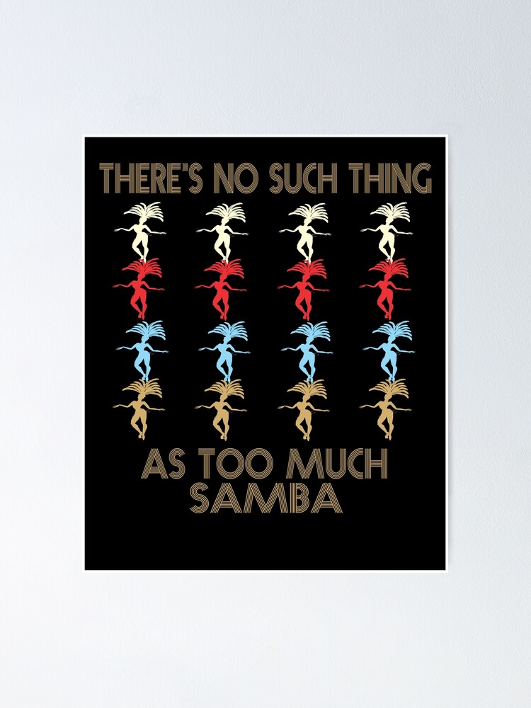 "Samba Dance Retro Vintage 1970's Style" Poster for Sale by funnyguy ...