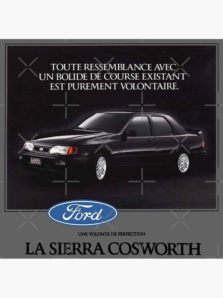 "FORD SIERRA COSWORTH" Poster by ThrowbackMotors | Redbubble