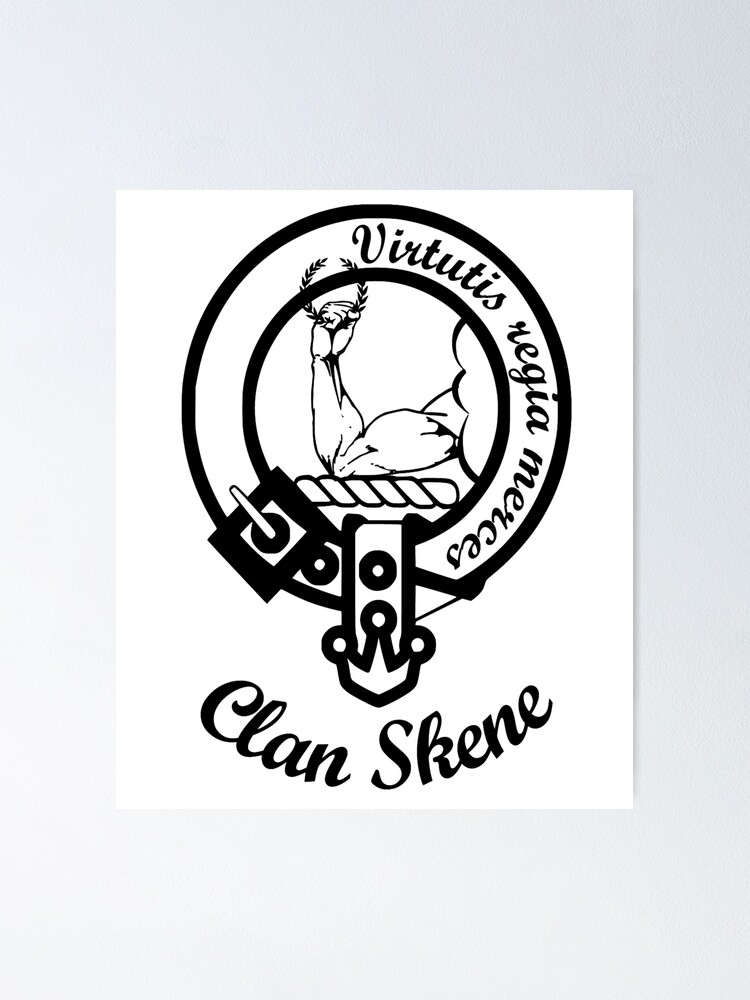 "Skene Scottish Clan surname" Poster for Sale by ljrigby | Redbubble