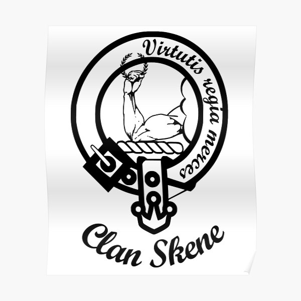 "Skene Scottish Clan surname" Poster for Sale by ljrigby | Redbubble