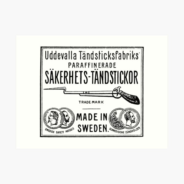 "Antique Matchbox Flint Lock Rifle Collector Gift Swedish Safety ...