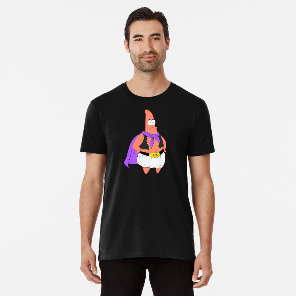 "Patrick Star Majin Buu DBZ T-Shirt" Sticker for Sale by coolhiphoptees ...