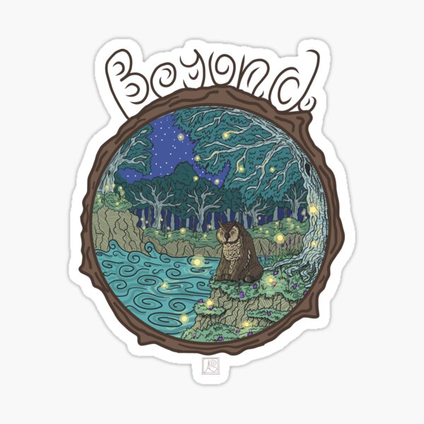 "Beyond" Sticker for Sale by Peter Steedman | Redbubble