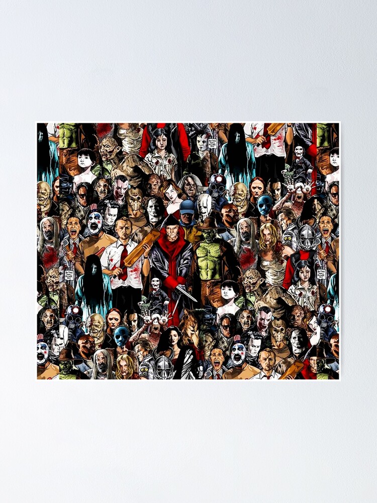 "Horror Collection" Poster by PhilipHawley | Redbubble