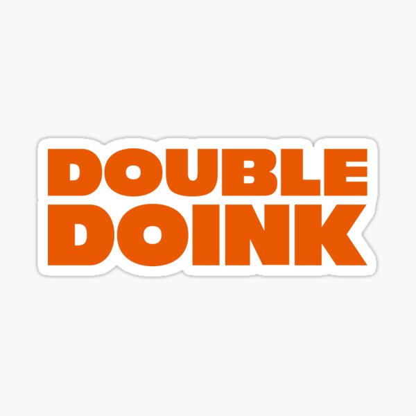 "Double Doink" Sticker for Sale by Primotees | Redbubble