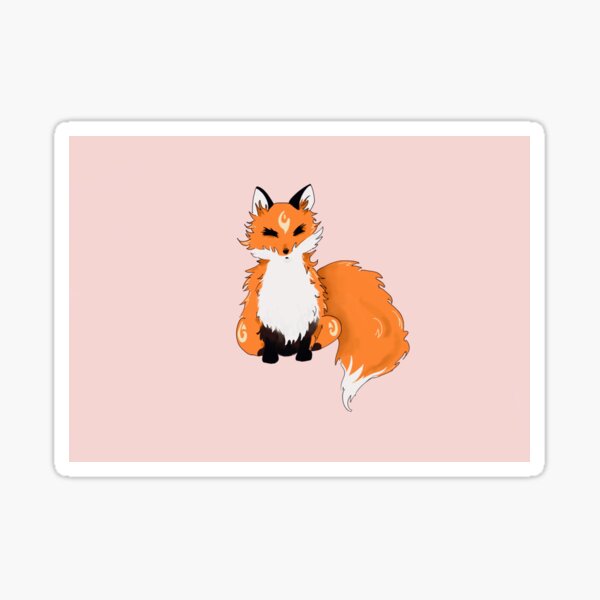 "Foxy" Sticker for Sale by Coldstars | Redbubble