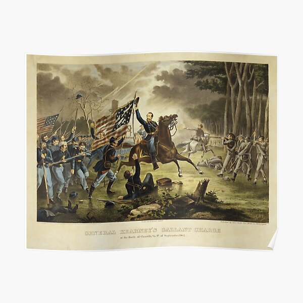 "General Kearney's Gallant Charge Battle of Chantilly September 1, 1862 ...