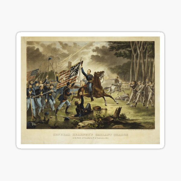 "General Kearney's Gallant Charge Battle of Chantilly September 1, 1862 ...