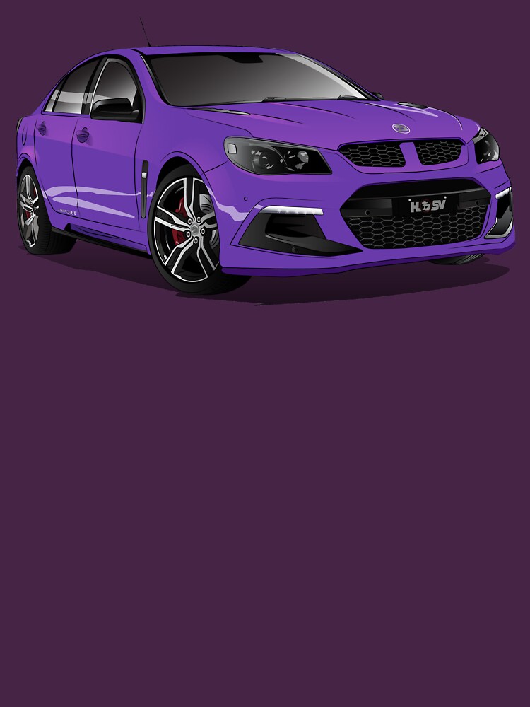 "Holden Commodore VFII Purple" T-shirt by DesignKReations | Redbubble