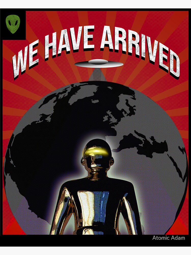 "We Have Arrived" Sticker for Sale by Acrook | Redbubble