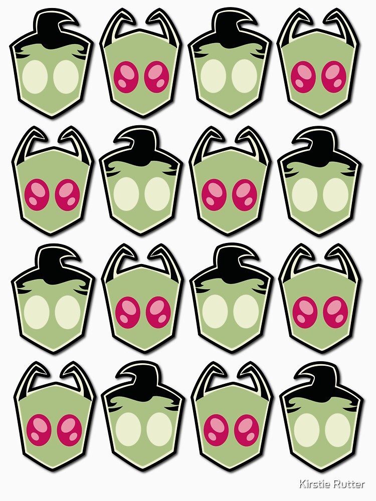 "Invader Zim - Pattern" T-shirt for Sale by KirstieRutter | Redbubble ...