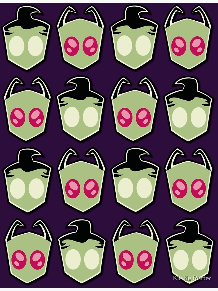 "Invader Zim - Pattern" Poster by KirstieRutter | Redbubble