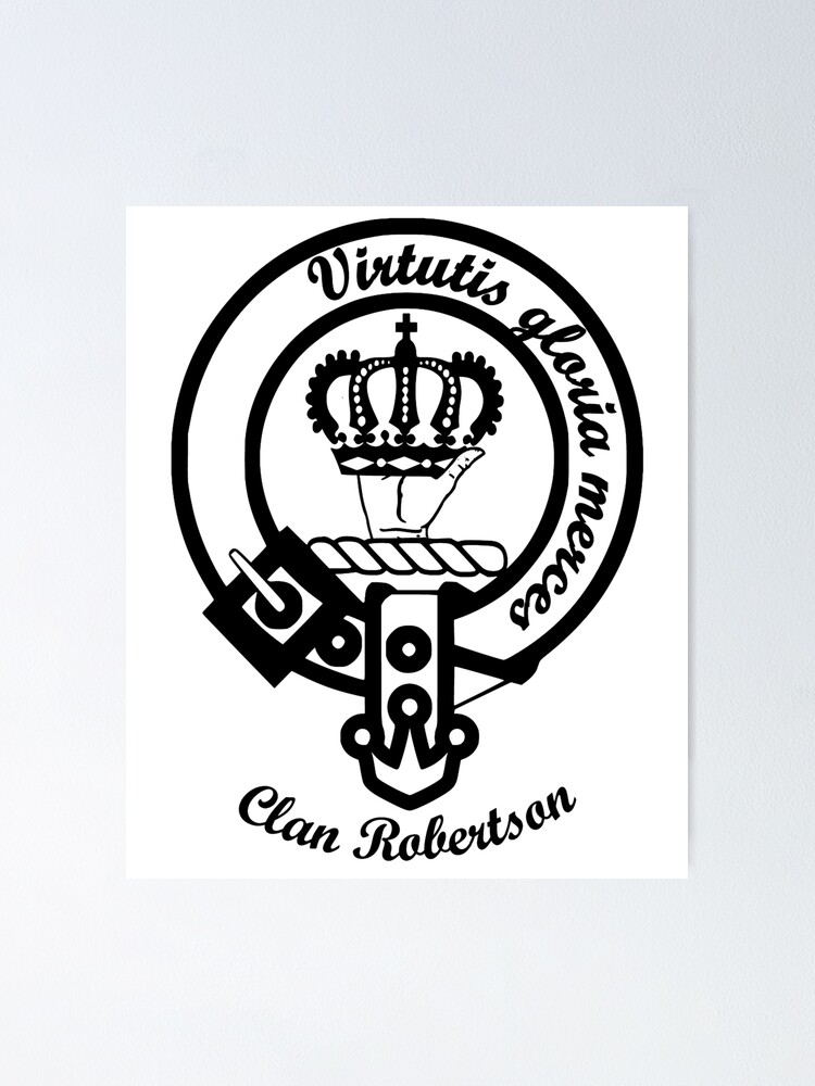 "Robertson Scottish Clan surname" Poster for Sale by ljrigby | Redbubble