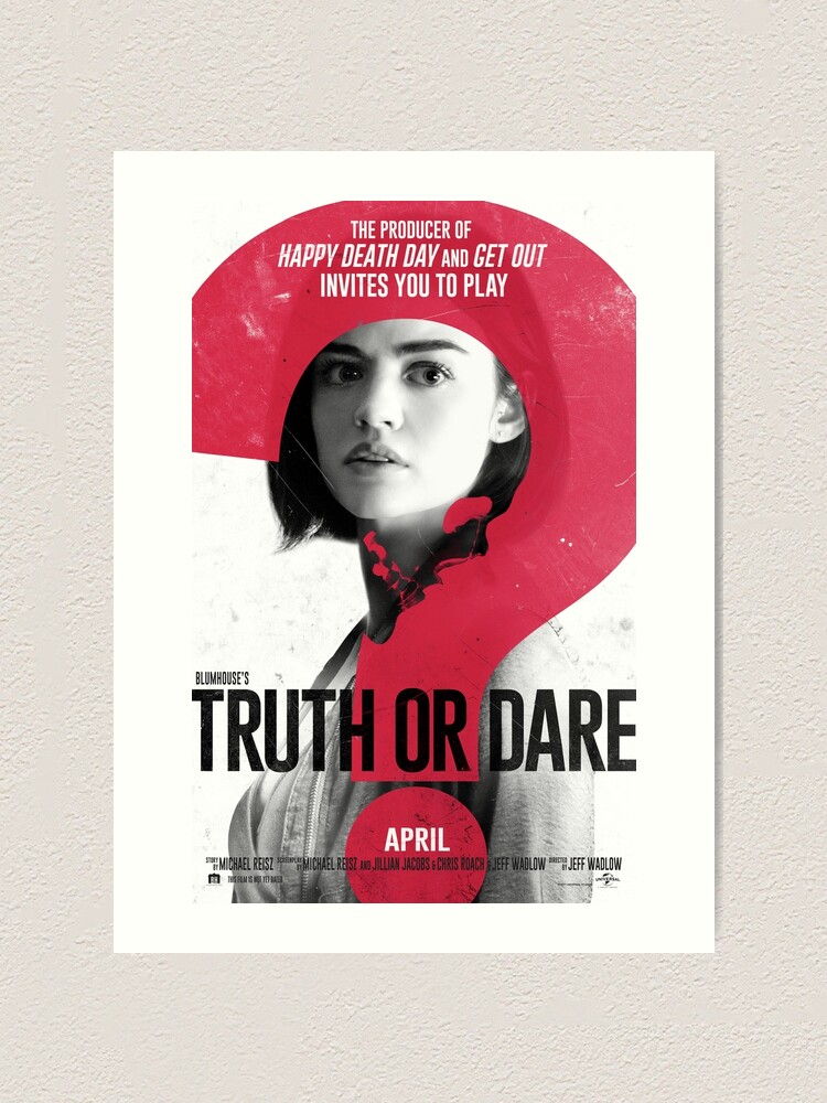"Truth Or Dare Movie Poster" Art Print by rollthemall | Redbubble