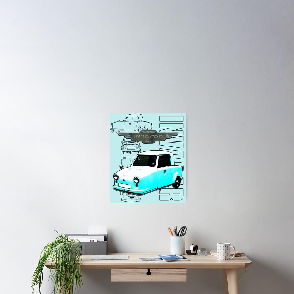 "AC THUNDERSLEY INVACAR" Poster by ThrowbackMotors | Redbubble