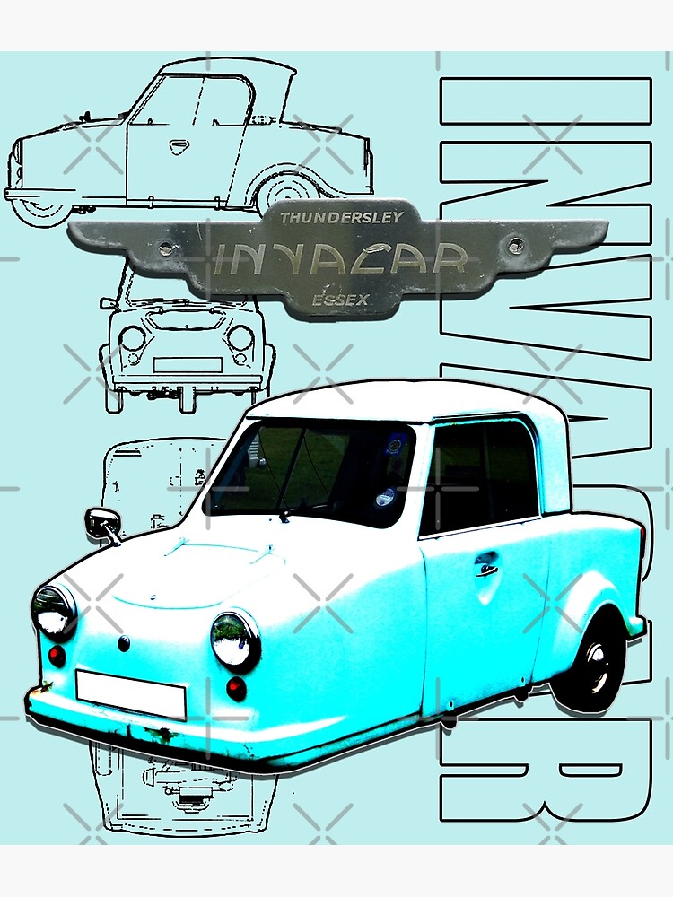 "AC THUNDERSLEY INVACAR" Poster by ThrowbackMotors | Redbubble