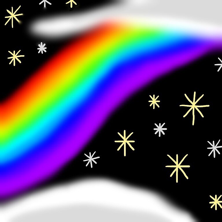 "Rainbow at night" by SpecialAngel | Redbubble