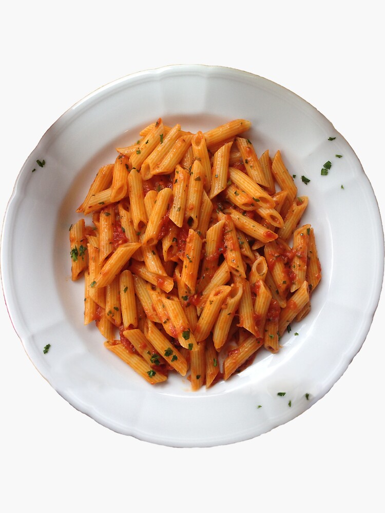 "Penne Pasta Sticker " Sticker for Sale by treehugger11215 | Redbubble