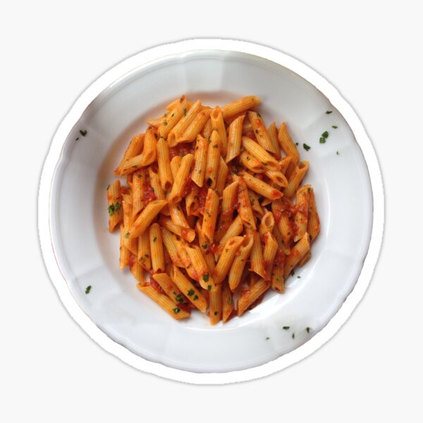 "Penne Pasta Sticker " Sticker for Sale by treehugger11215 | Redbubble