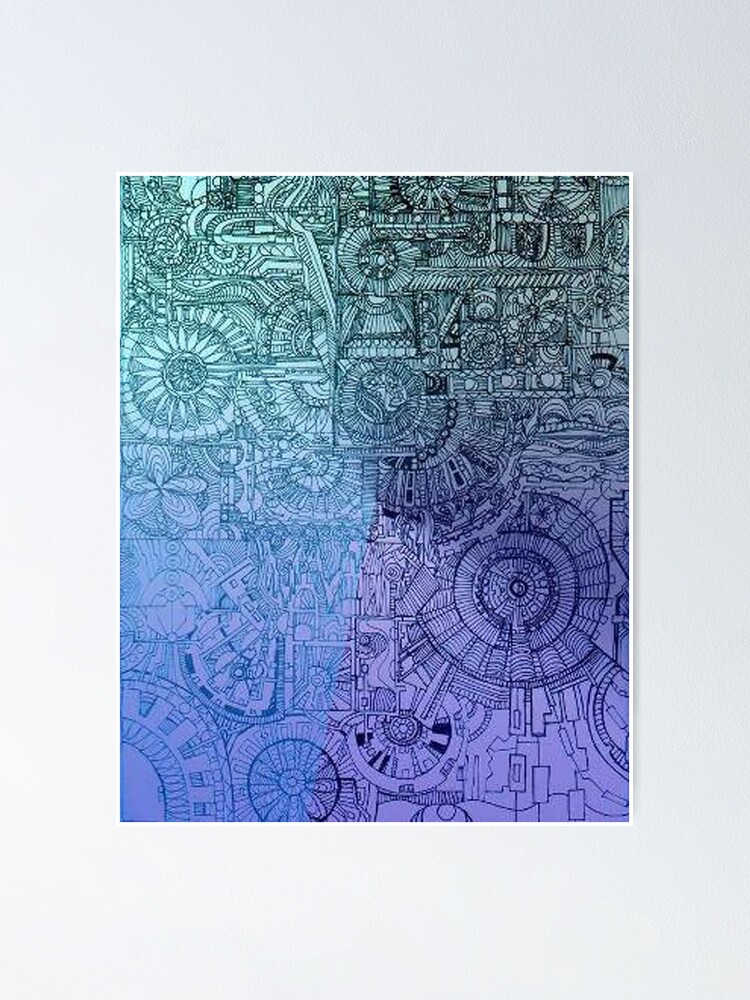 ""tapestry of inner workings"" Poster for Sale by rachnaradar | Redbubble