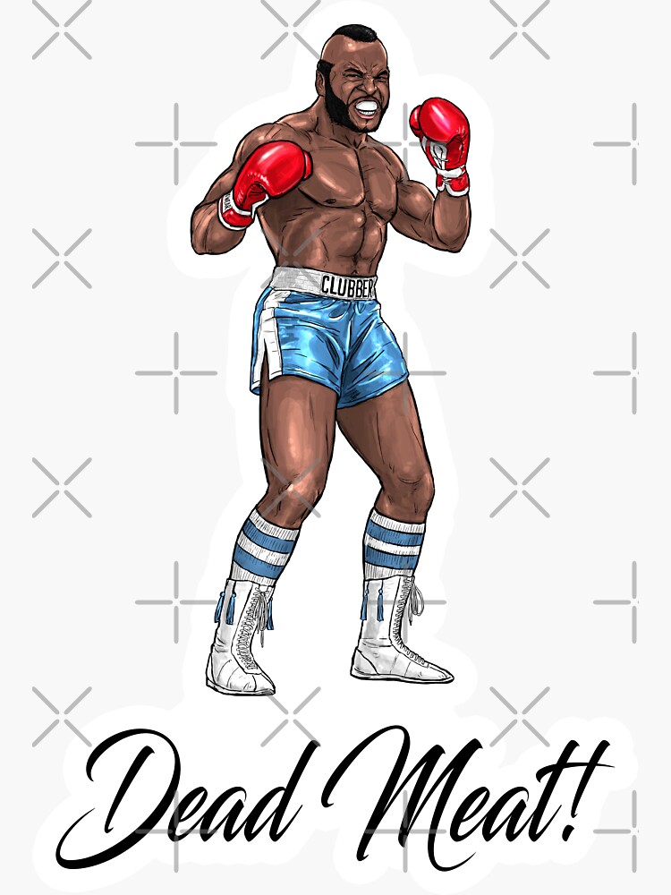 "Dead Meat! Challenger 1982" Sticker for Sale by mgo5 | Redbubble