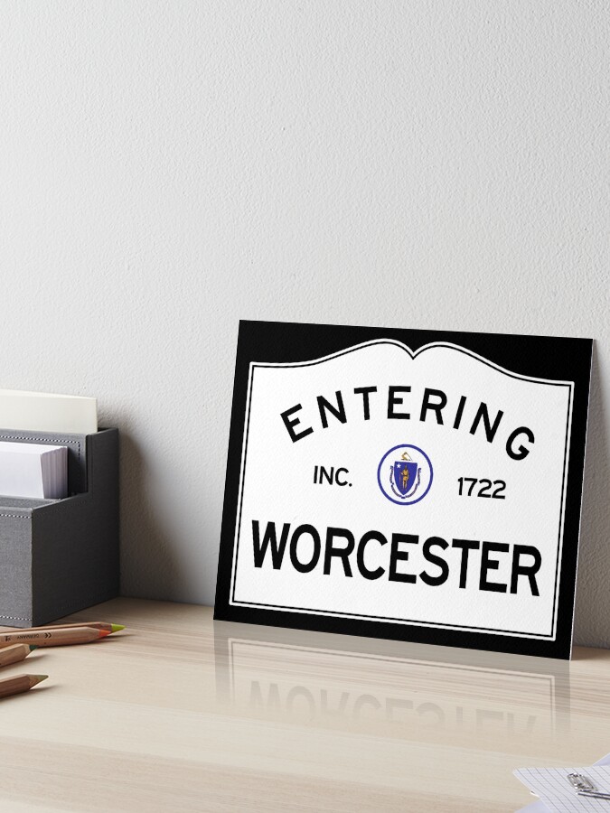 Worcester Ma Road Signs Entering Worcester Massachusetts