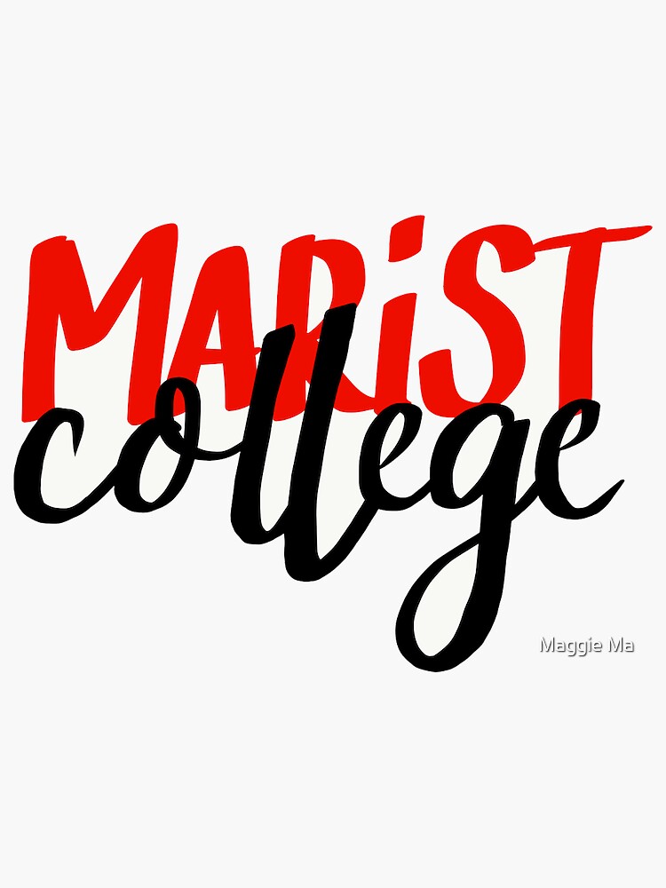 "Marist College Logo Sticker" Sticker for Sale by Maggie Ma | Redbubble