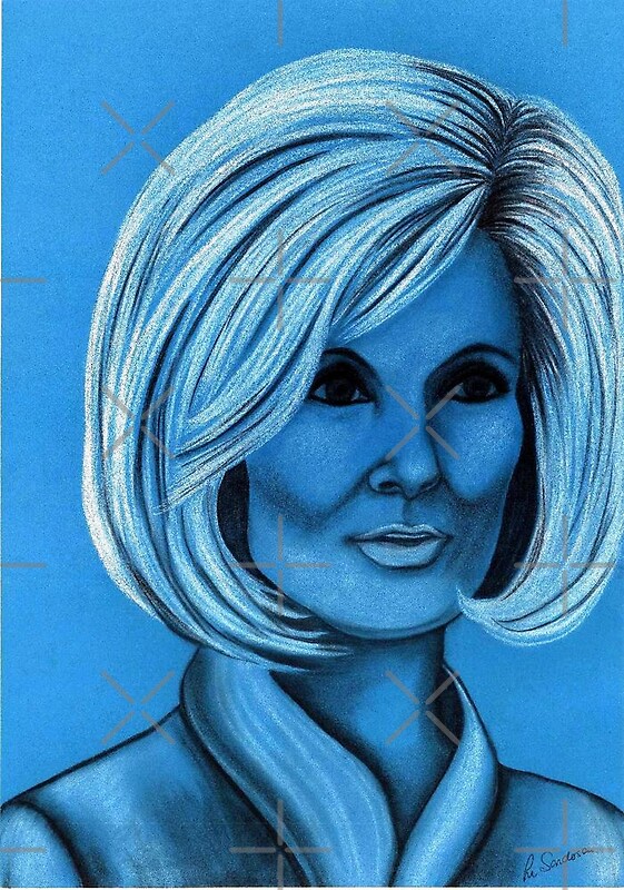 "Dusty Springfield celebrity portrait" by Margaret Sanderson | Redbubble