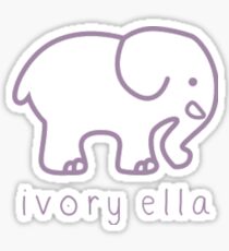 Ivory Ella Stickers | Redbubble