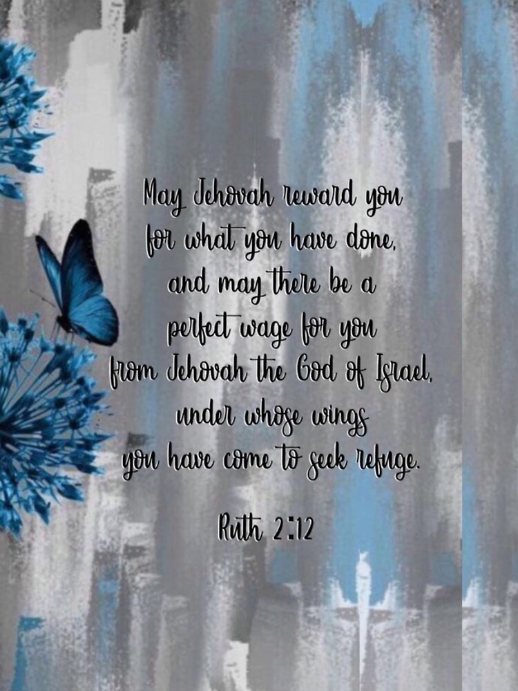 "Ruth 2:12" iPhone Case for Sale by Sammiamk | Redbubble