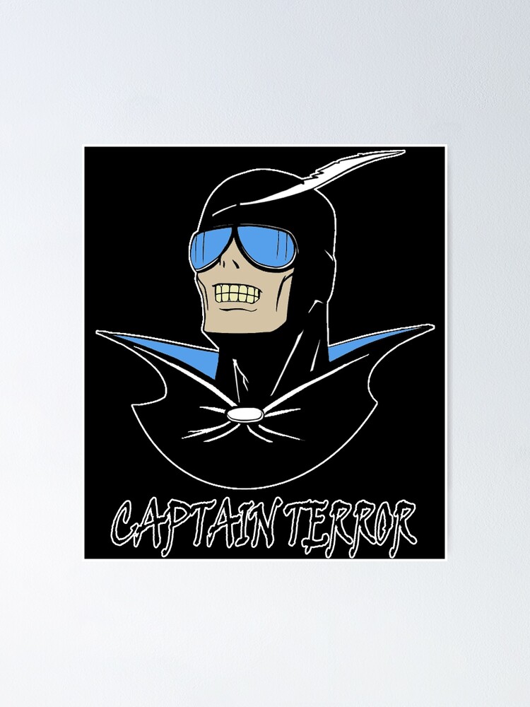 "Captain Terror Speed Racer" Poster for Sale by drquest | Redbubble