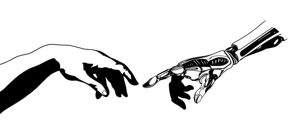 «La creación de Adán, conocida como el cyborg.» de LifeLikeApparel ...