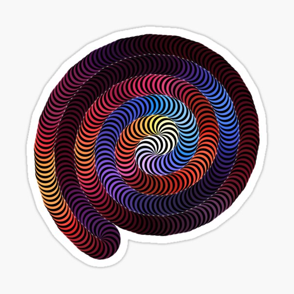 "Double spiral" Sticker by Girih | Redbubble