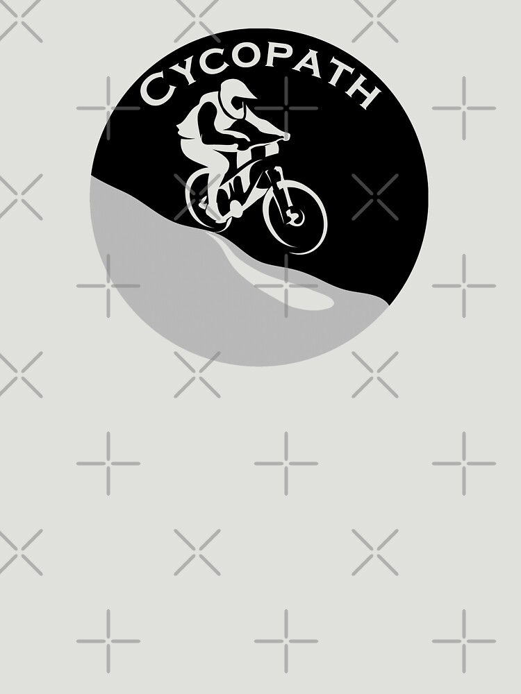 "Cycopath mountain biking logo" T-shirt for Sale by wasisnt | Redbubble ...