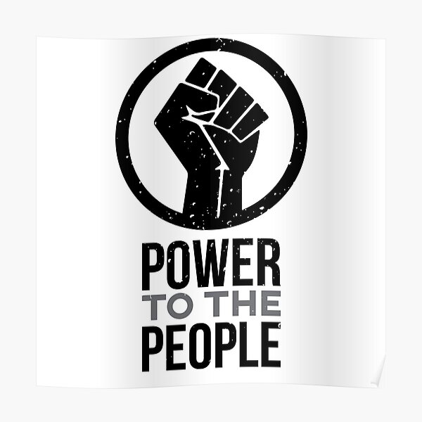 "Power To The People Resistance Shirt" Poster for Sale by blacklives ...