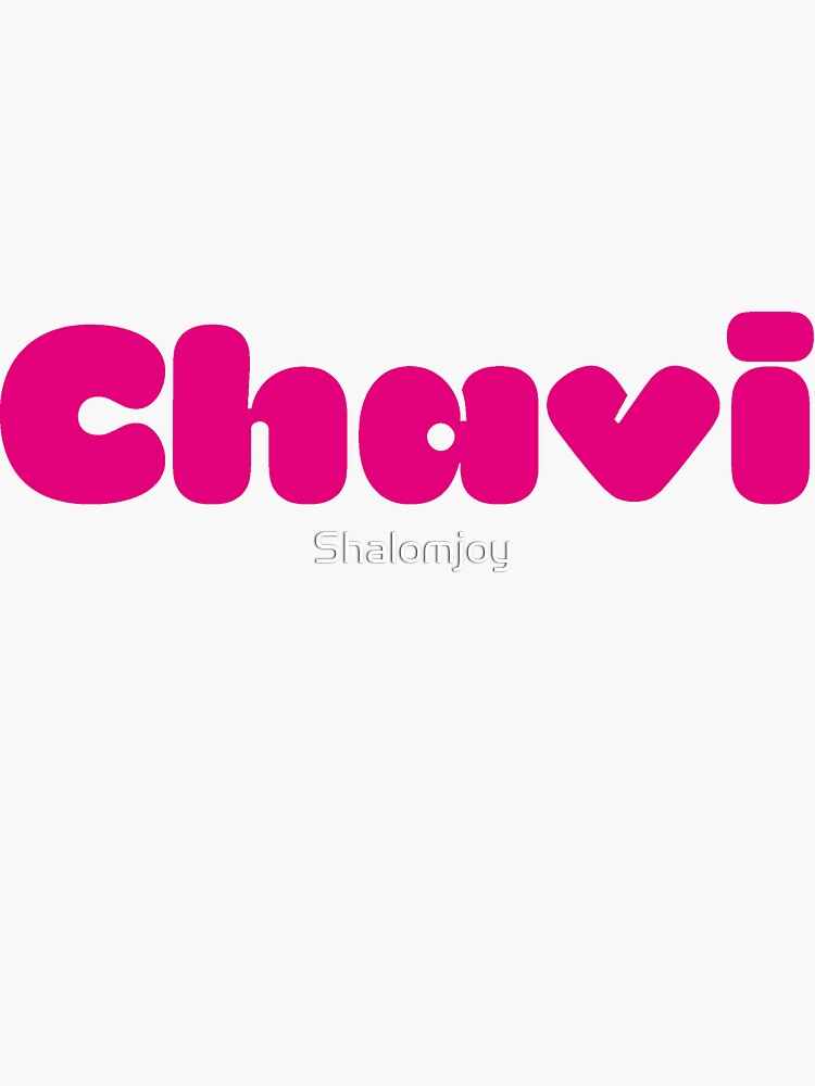 "Chavi" Sticker for Sale by Shalomjoy | Redbubble