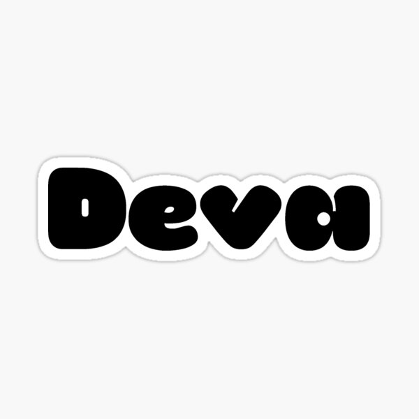 "Deva" Sticker by Shalomjoy | Redbubble