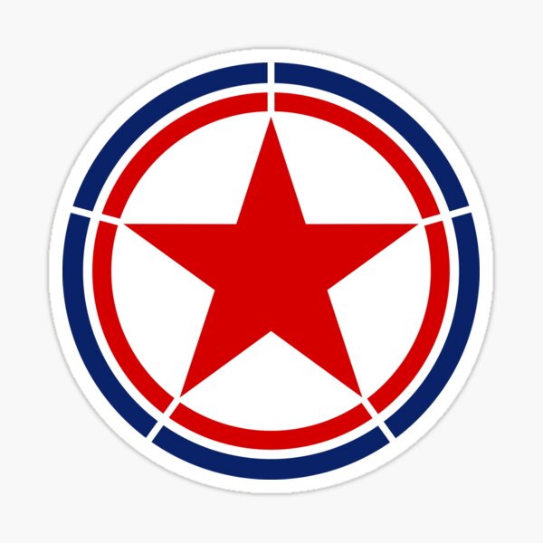 "North Korea country roundel" Sticker by tony4urban | Redbubble