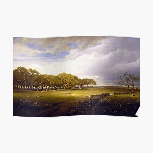 William Trost Richards Old Orchard At Newport Poster For Sale By