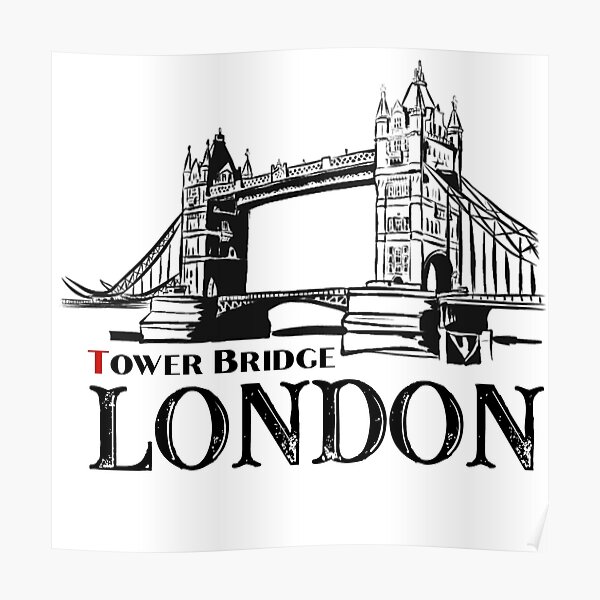 "London - Tower Bridge" Poster by matches1 | Redbubble