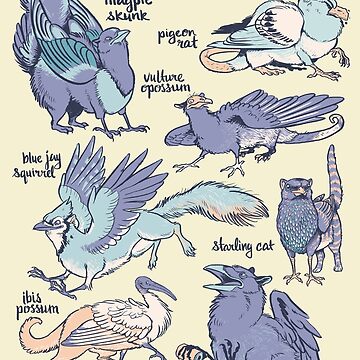 "Trash Gryphons: Collection" Sticker for Sale by Mel Tillery (Cyaneus ...