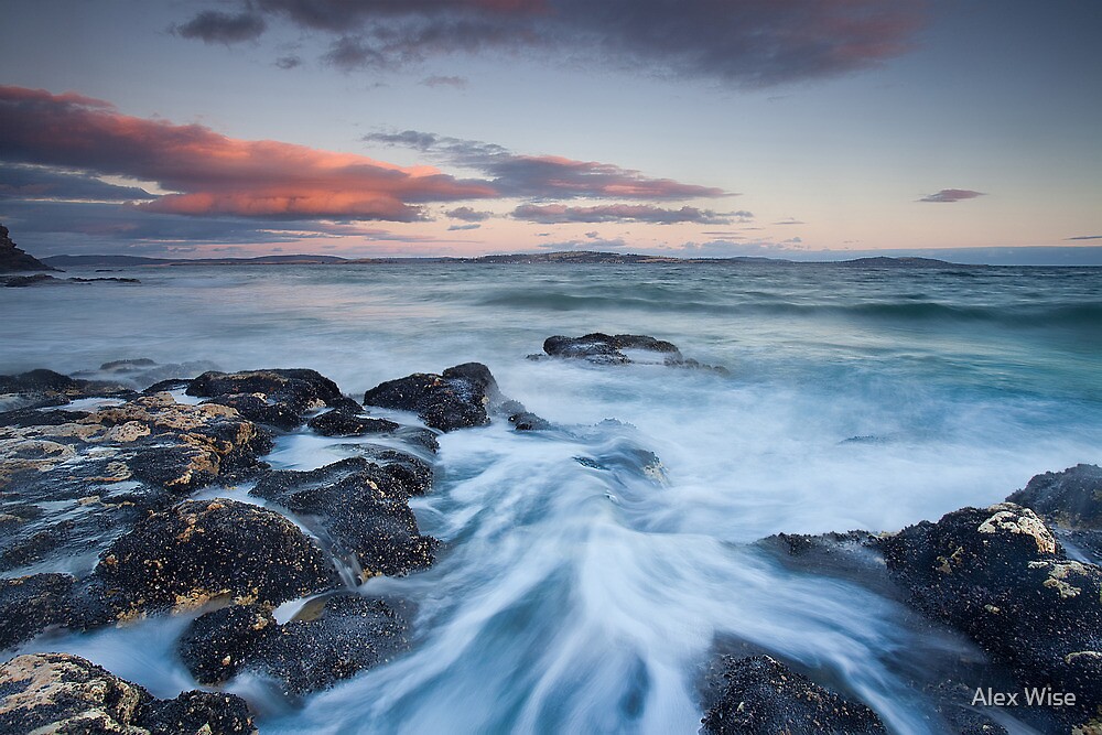 "Kingston Beach, Tasmania" by Alex Wise | Redbubble
