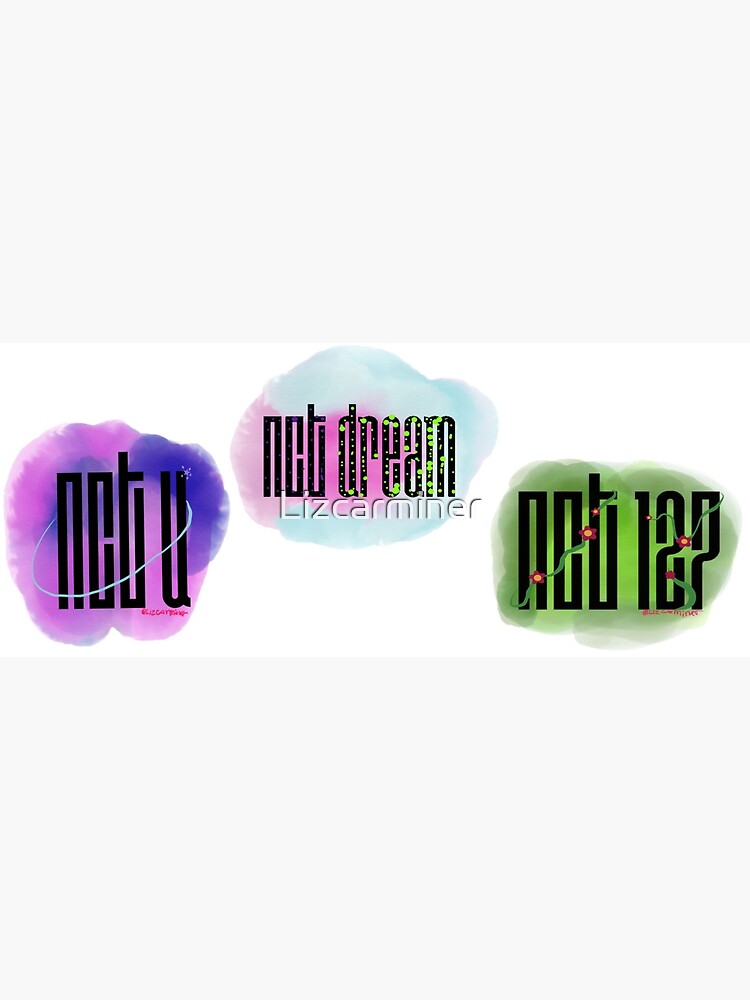 "NCT Logo Sticker Pack" Photographic Print by Lizcarminer | Redbubble