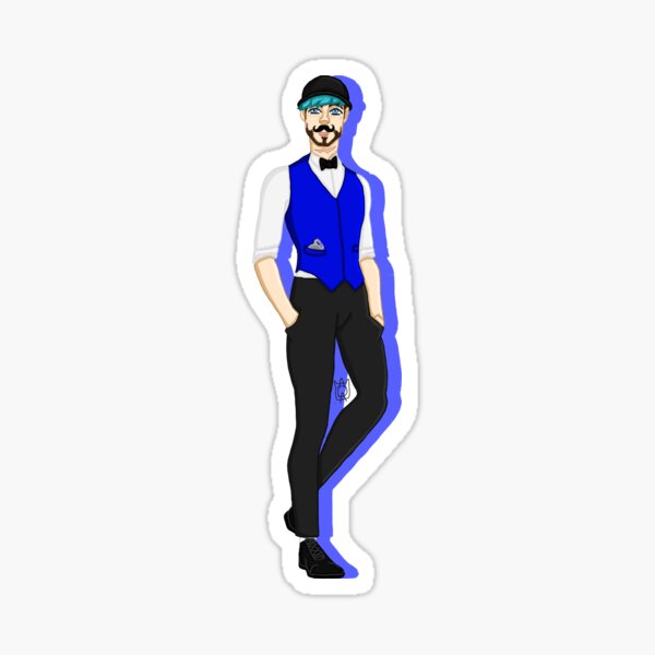 "Jacksepticeye Egos - Jameson Jackson" Sticker by AmyAnn | Redbubble