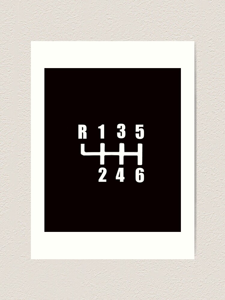 "SIX SPEED SHIFT PATTERN MANUAL SHIFTER RACE CAR RACER MUGEN TOKYO ...