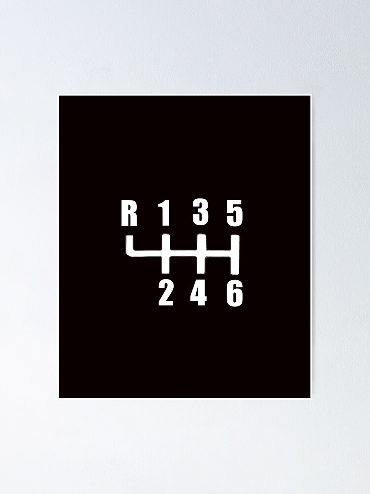 "SIX SPEED SHIFT PATTERN MANUAL SHIFTER RACE CAR RACER MUGEN TOKYO ...